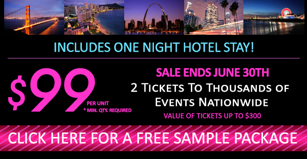 VIP Ticket Pro plus Hotel Rebate