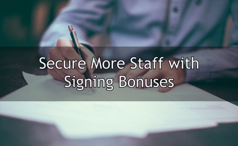 Signing Bonuses: A Key Solution for Securing Staff | Odenza